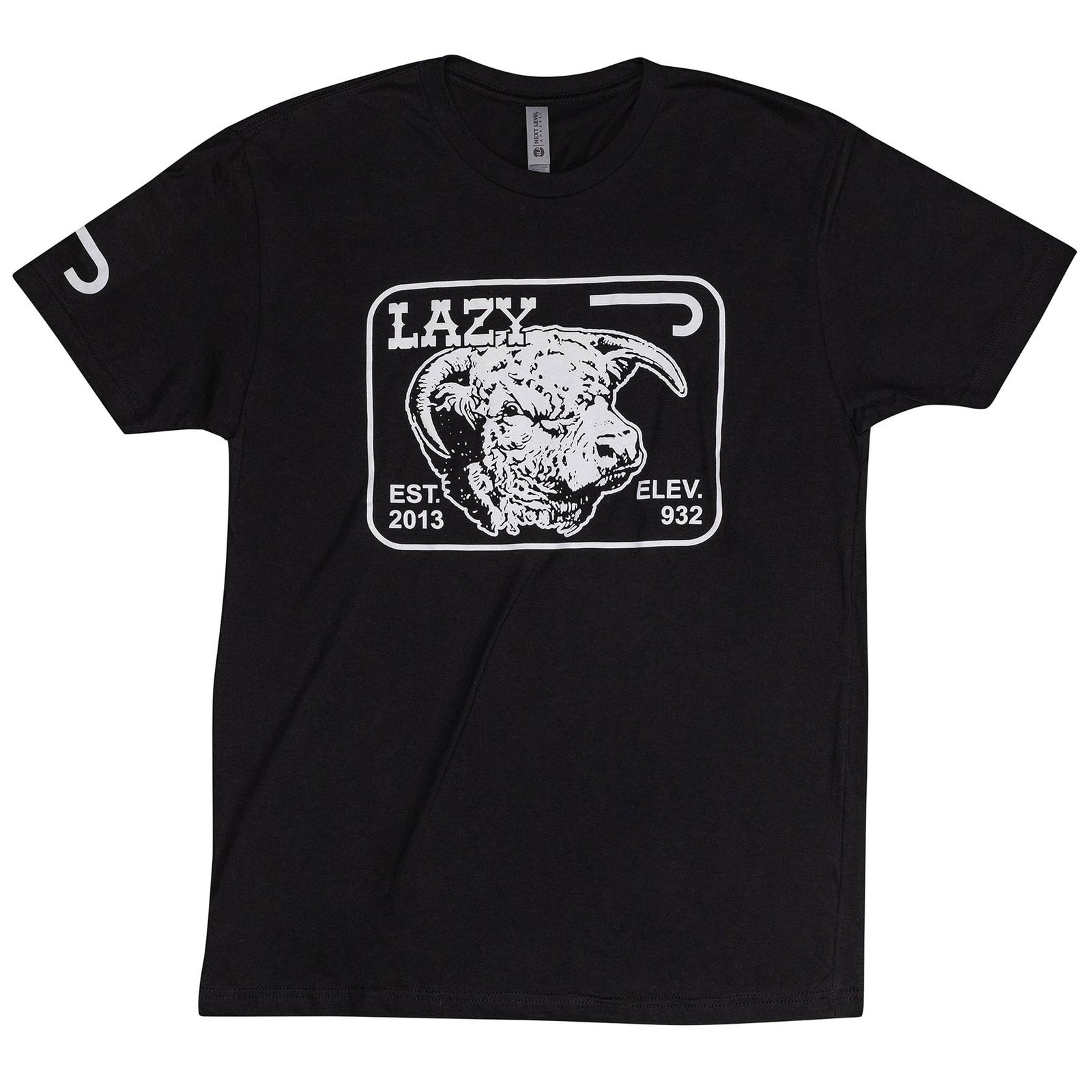 Lazy J Ranch Black Elevation Short Sleeve T-Shirt - Black