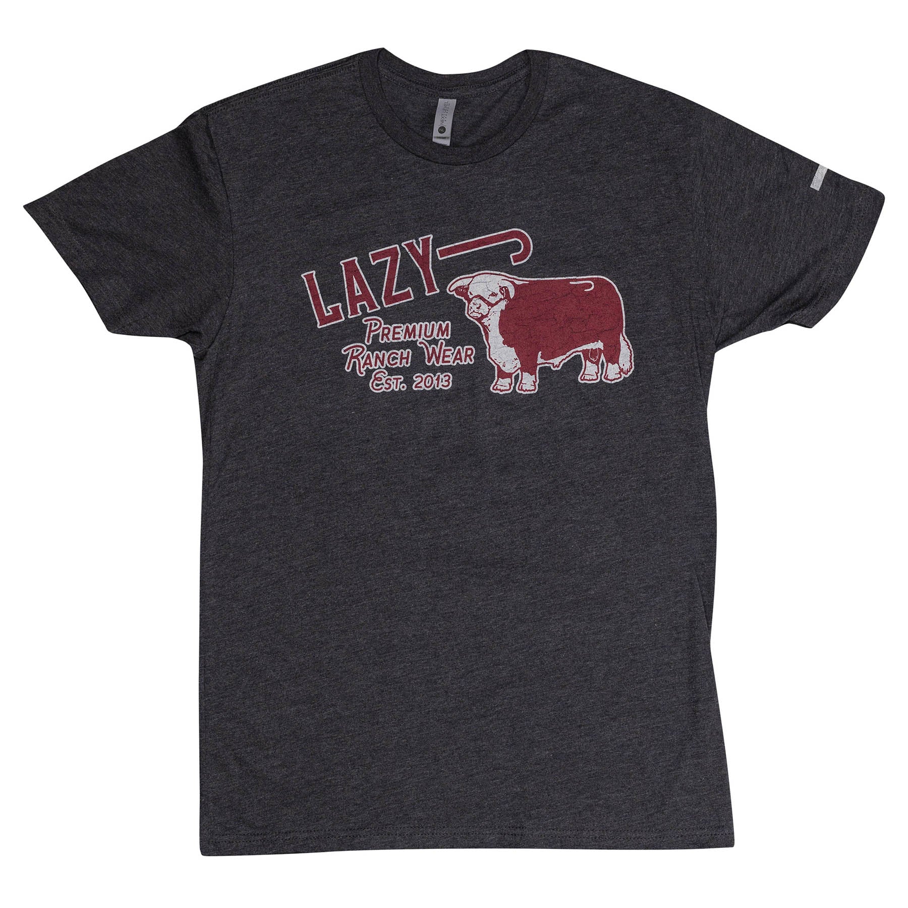 Lazy J Ranch Premium Ranch Short Sleeve T-Shirt - Dark Grey